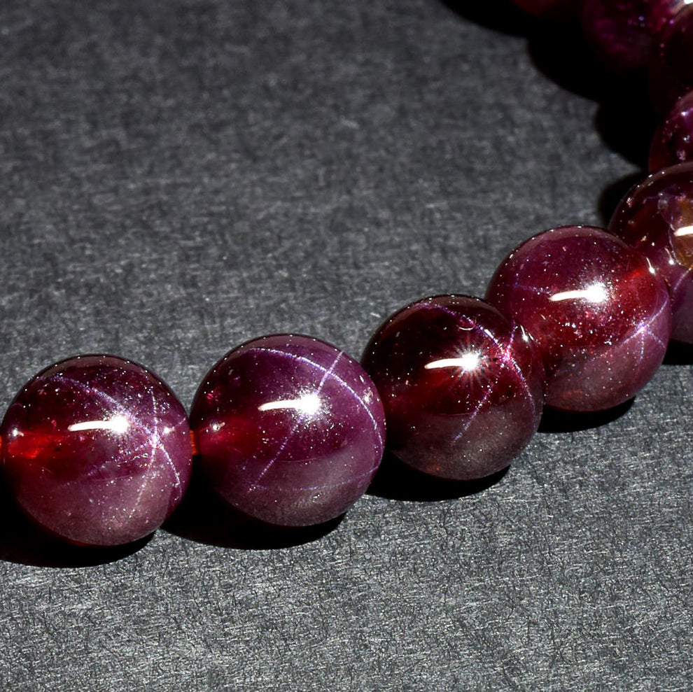 スターガーネット ブレスレット 8mm #RJ112 – premium stone gallery LIVE SHOP